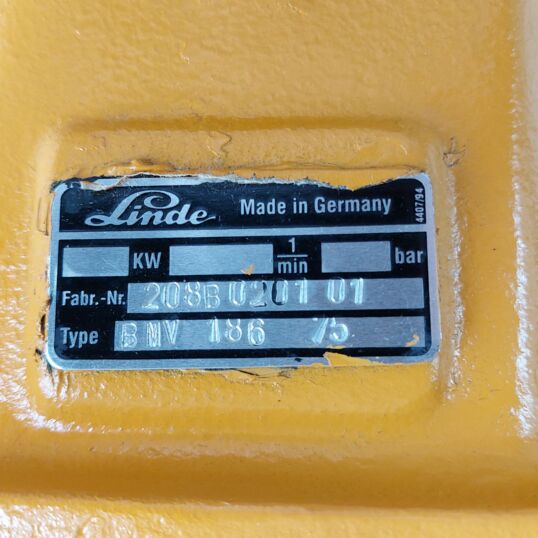 Hydraulikmotor Linde BMV186 75 - Schoder Katalog